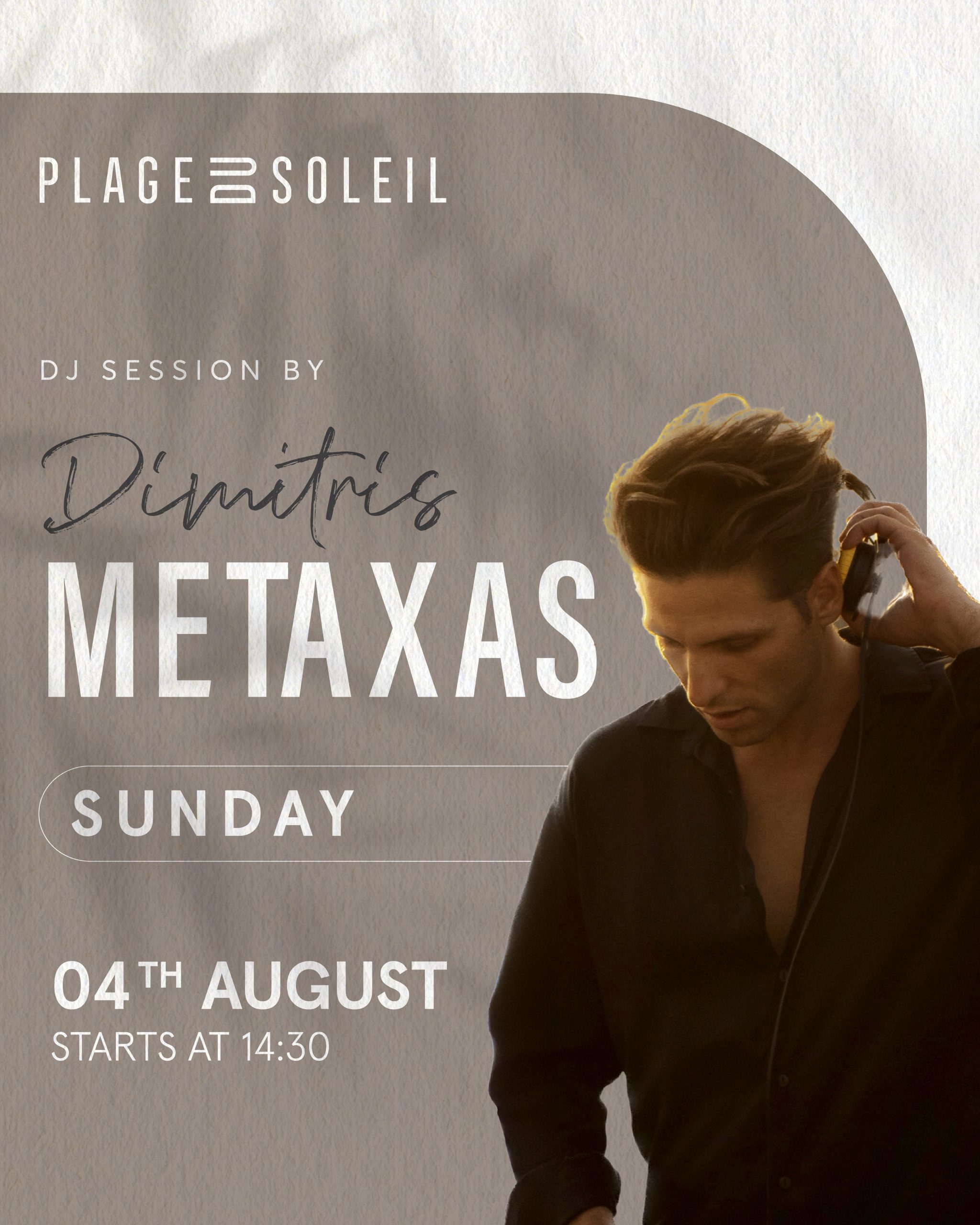 DJ SESSIONS BY DIMITRIS METAXAS 🎧 - Plage Du Soleil